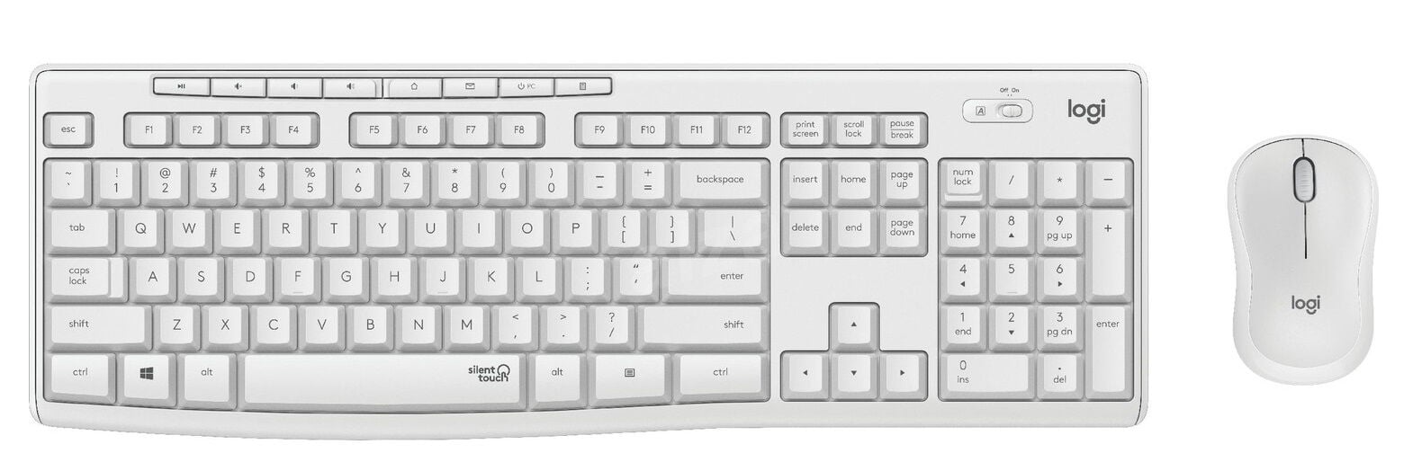 LOGITECH MK295 KABLOSUZ SET SESSİZ USB BEYAZ 920-010089 indirimli ...