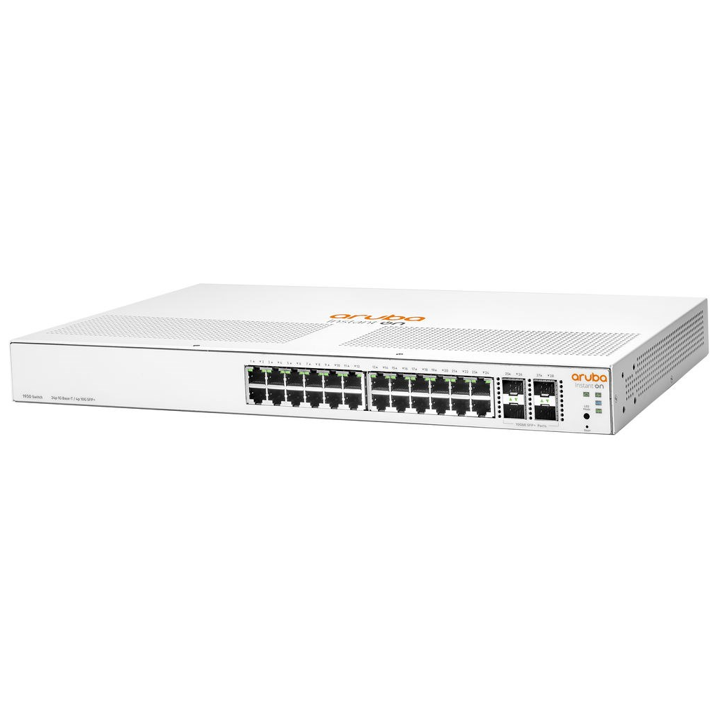HP Aruba Instant On, JL682A, 1930-24G, 24Port, GigaBit, 4 Port Gigabit ...